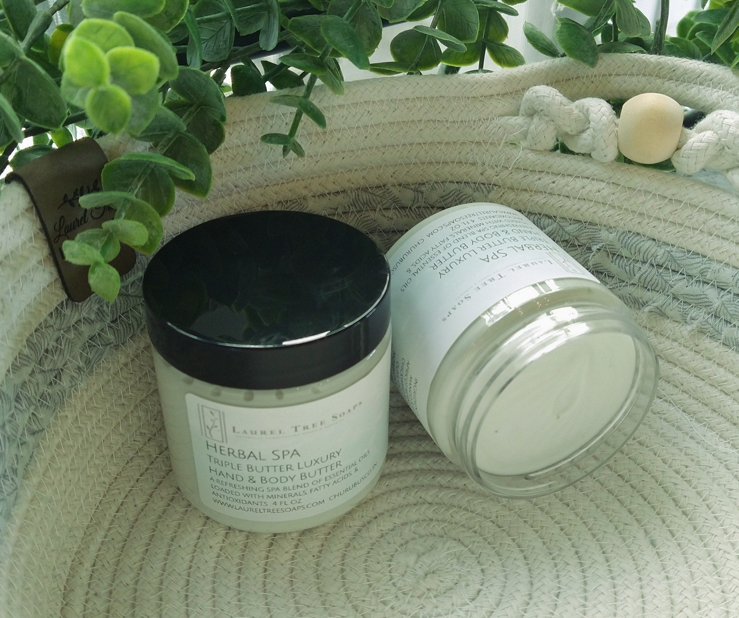Herbal Spa Triple Butter Luxury Hand & Body Butter | Laurel Tree Soaps