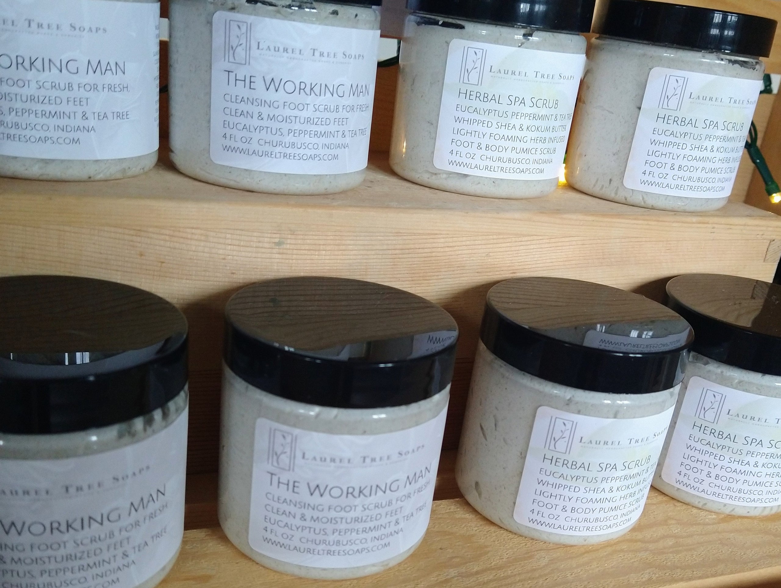 Herbal Spa/Working Man Exfoliating & Cleansing Scrub | Laurel Tree Soaps